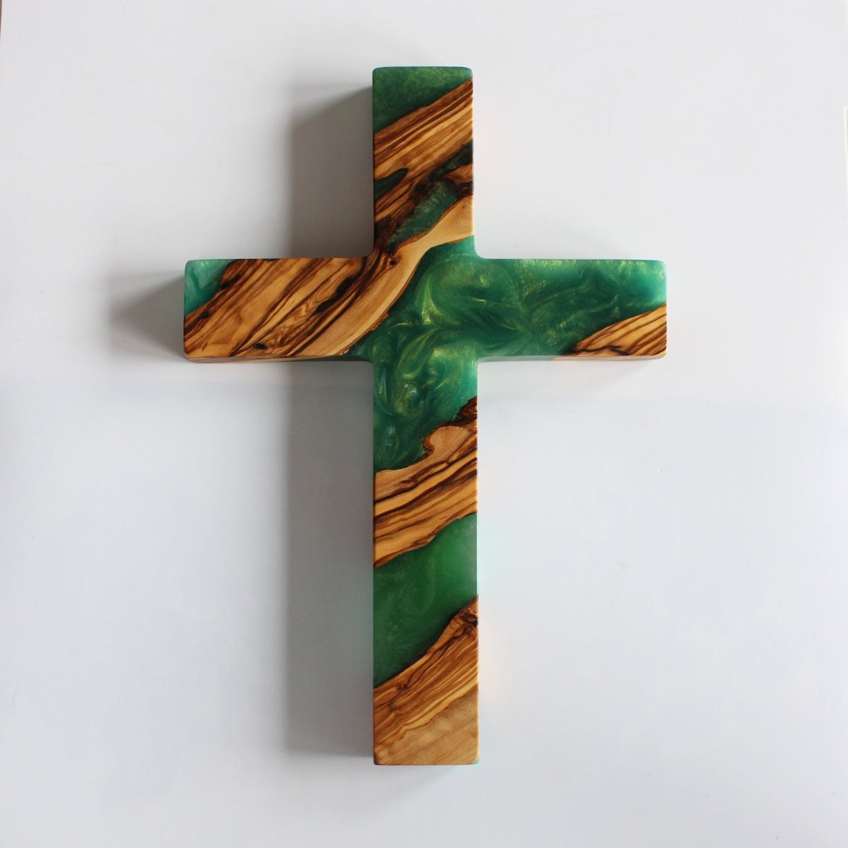 Olive Wood & Resin Wall Cross – Wood all Good